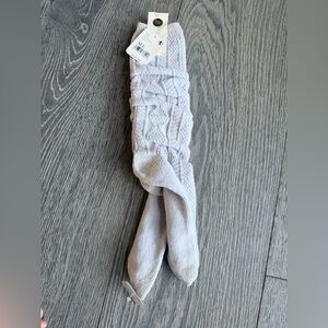 Free People | Accessories | Free People Drew Cable Slouchy Socks In ...